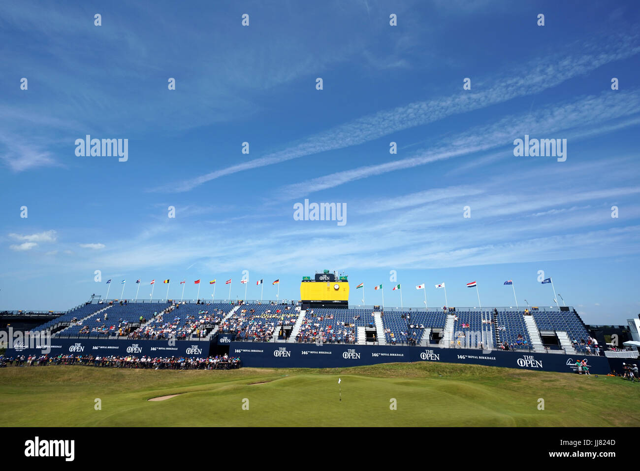 Golf british open general view 18th hi-res stock photography and images ...