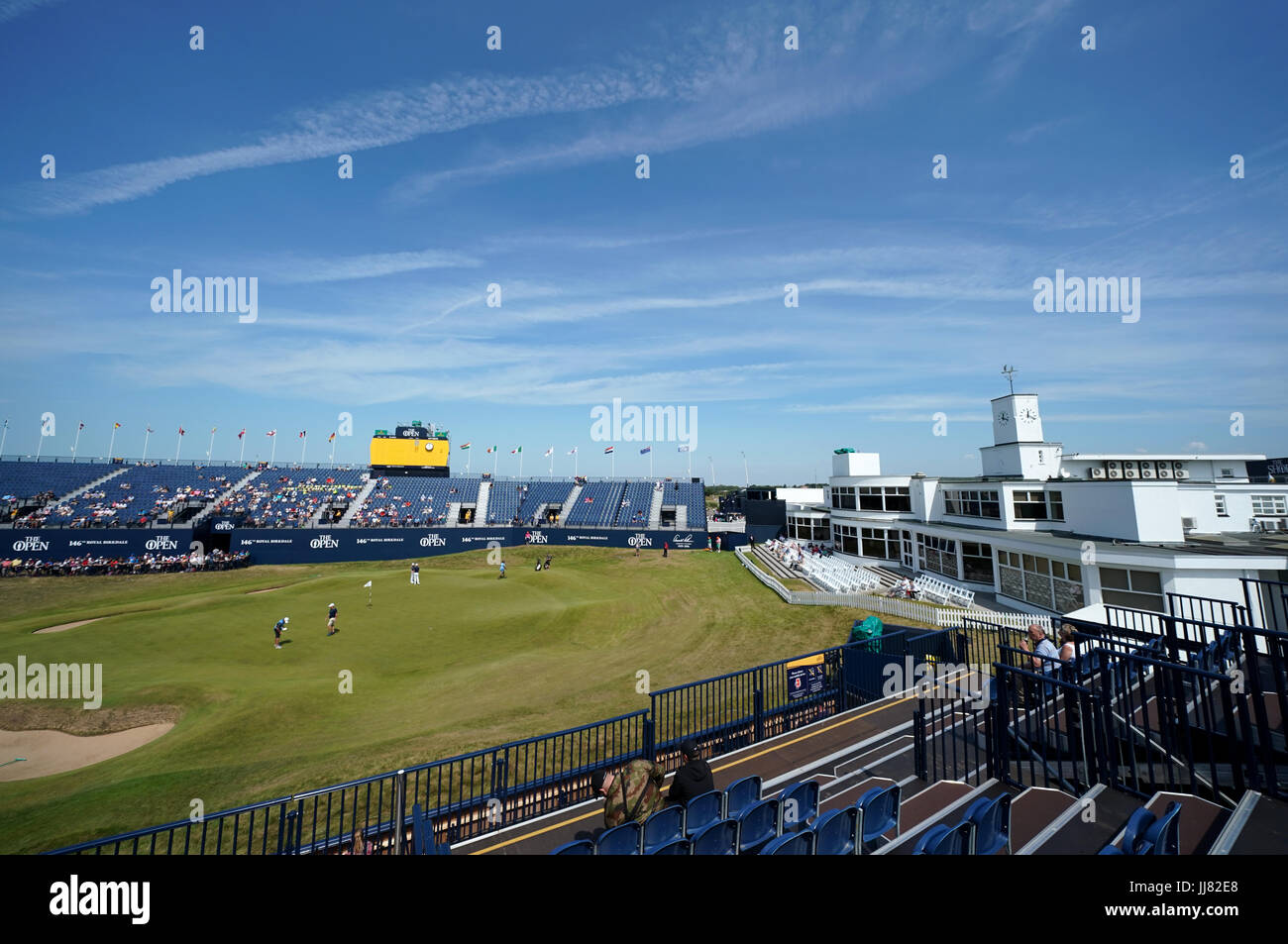 Golf british open general view 18th hi-res stock photography and images ...