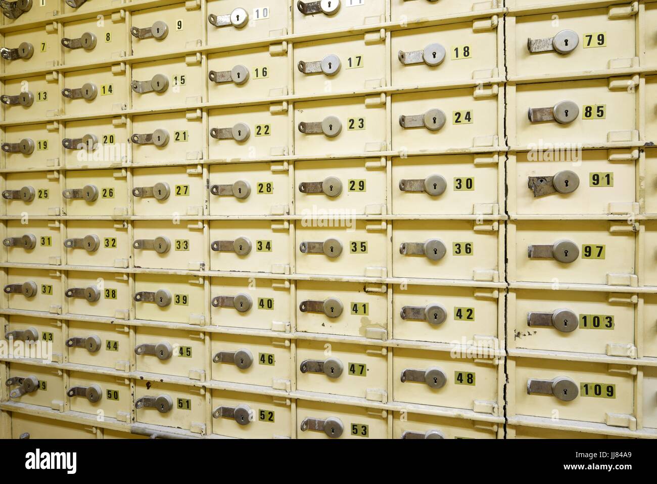 Antique safe deposit box hi-res stock photography and images - Alamy