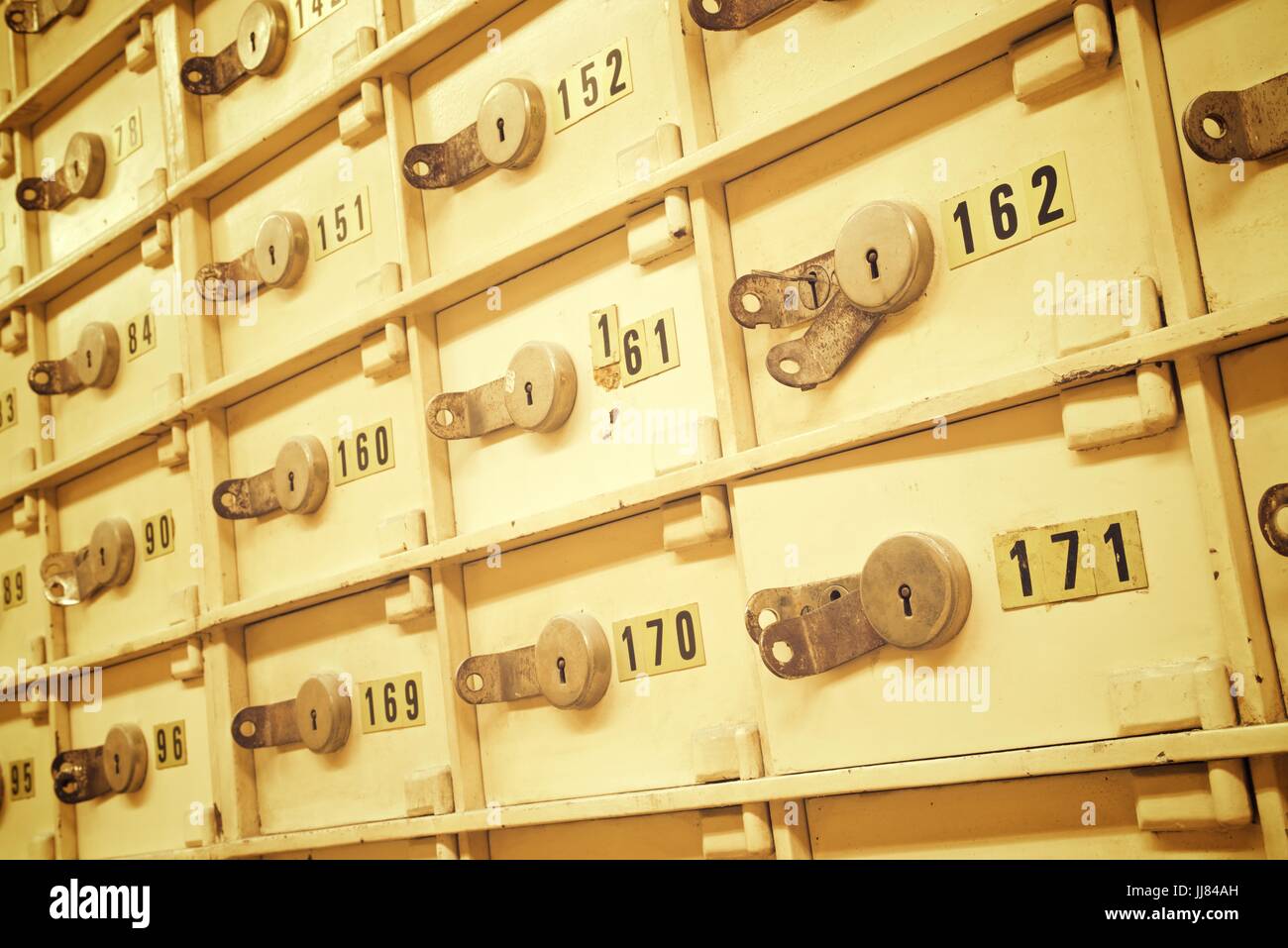 Antique safe deposit box hi-res stock photography and images - Alamy