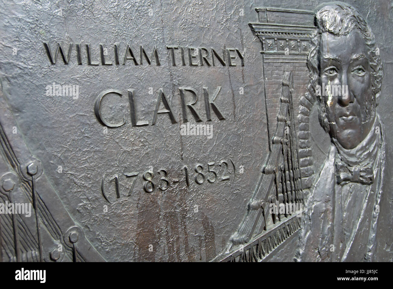 bronze plaque commemorating engineer and architect william tierney ...