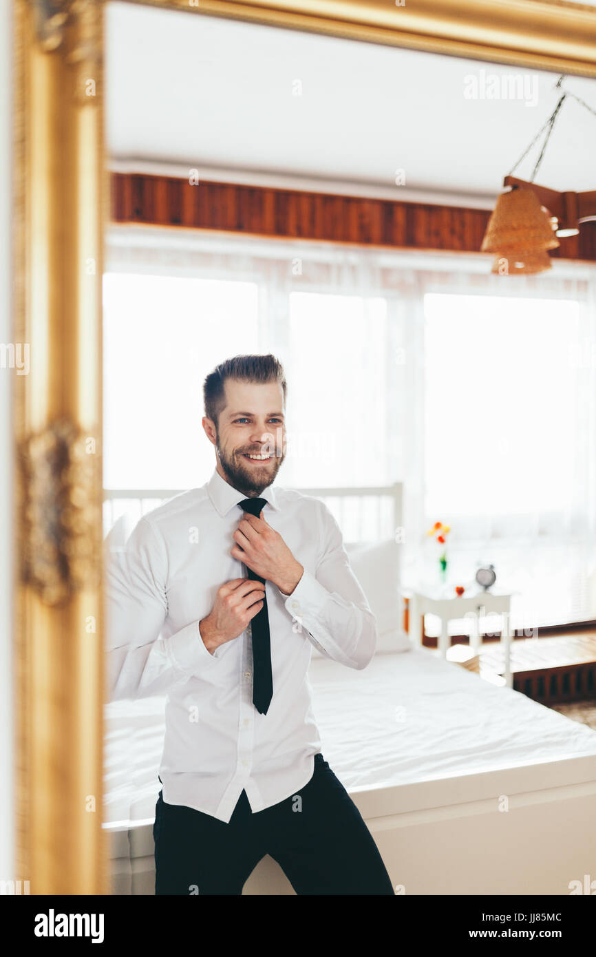 Happy suit suit and tie traditional hi-res stock photography and images ...