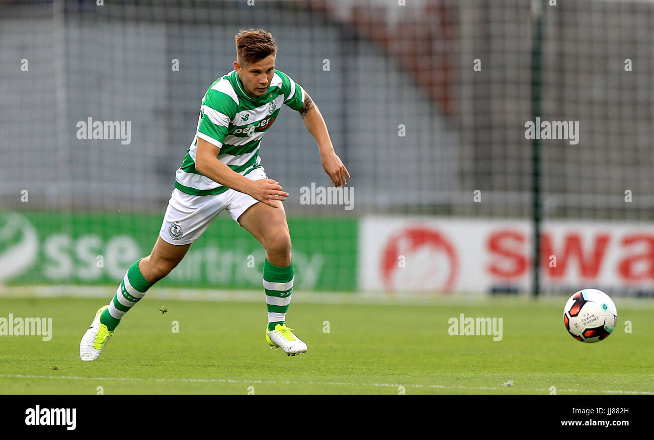 Shamrock Rovers' Luke Byrne during the UEFA Europa League Second ...