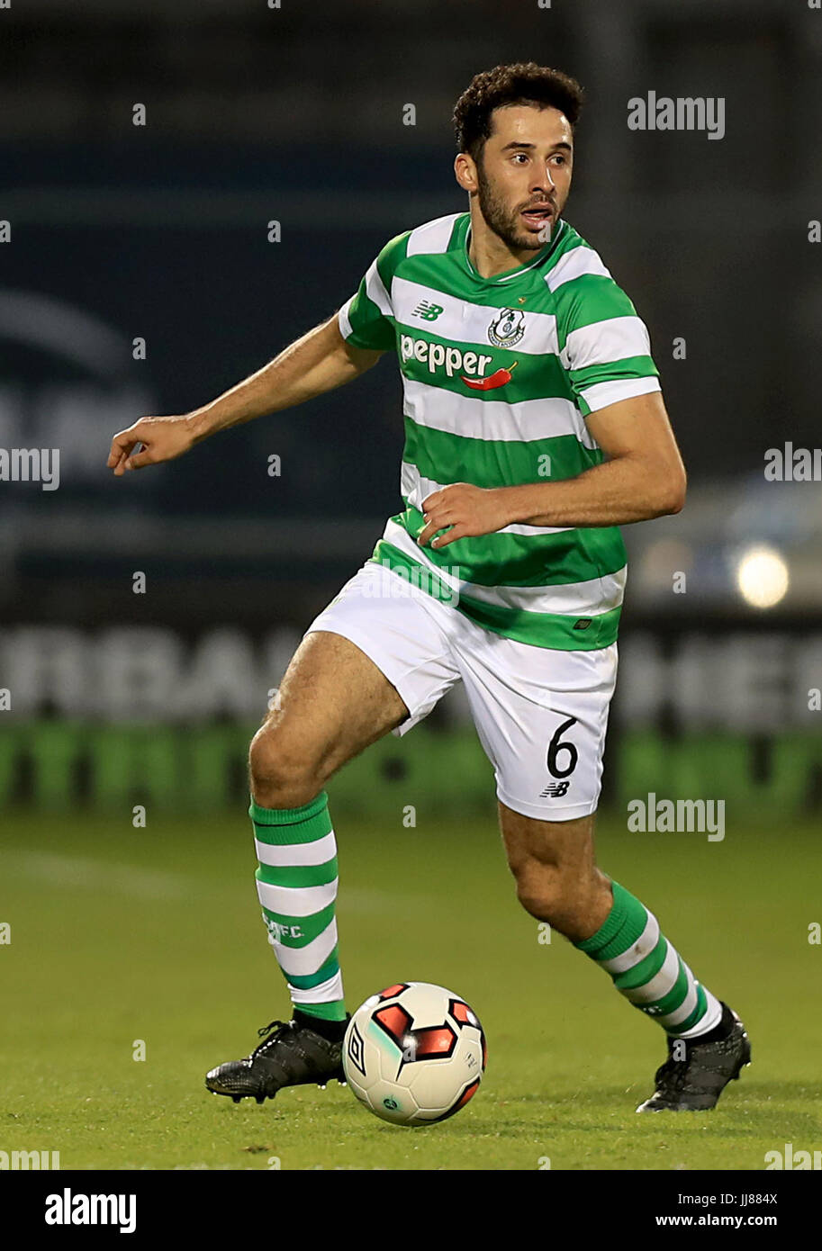 Shamrock Rovers' Roberto Lopes during the UEFA Europa League Second ...