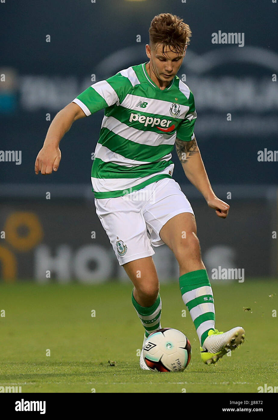 Shamrock Rovers' Luke Byrne during the UEFA Europa League Second ...