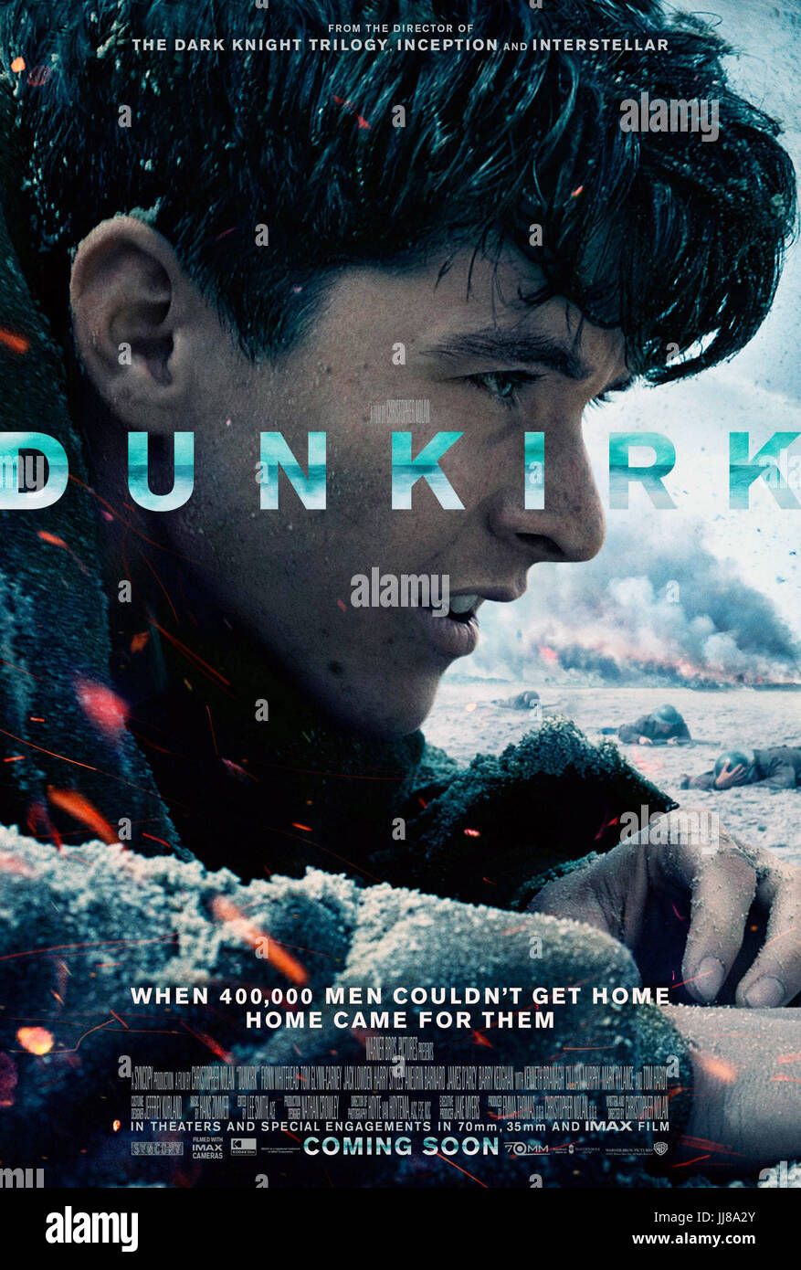 DUNKIRK, US poster, Fionn Whitehead, 2017. ©Warner Bros. Pictures ...