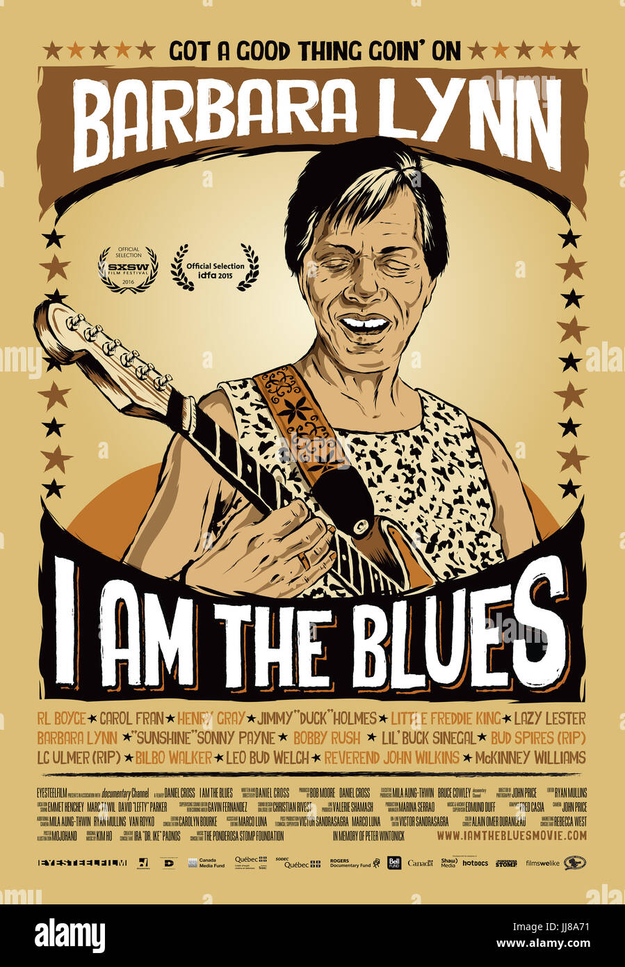 I AM THE BLUES, Canadian poster, Barbara Lynn, 2015. © Film Movement ...