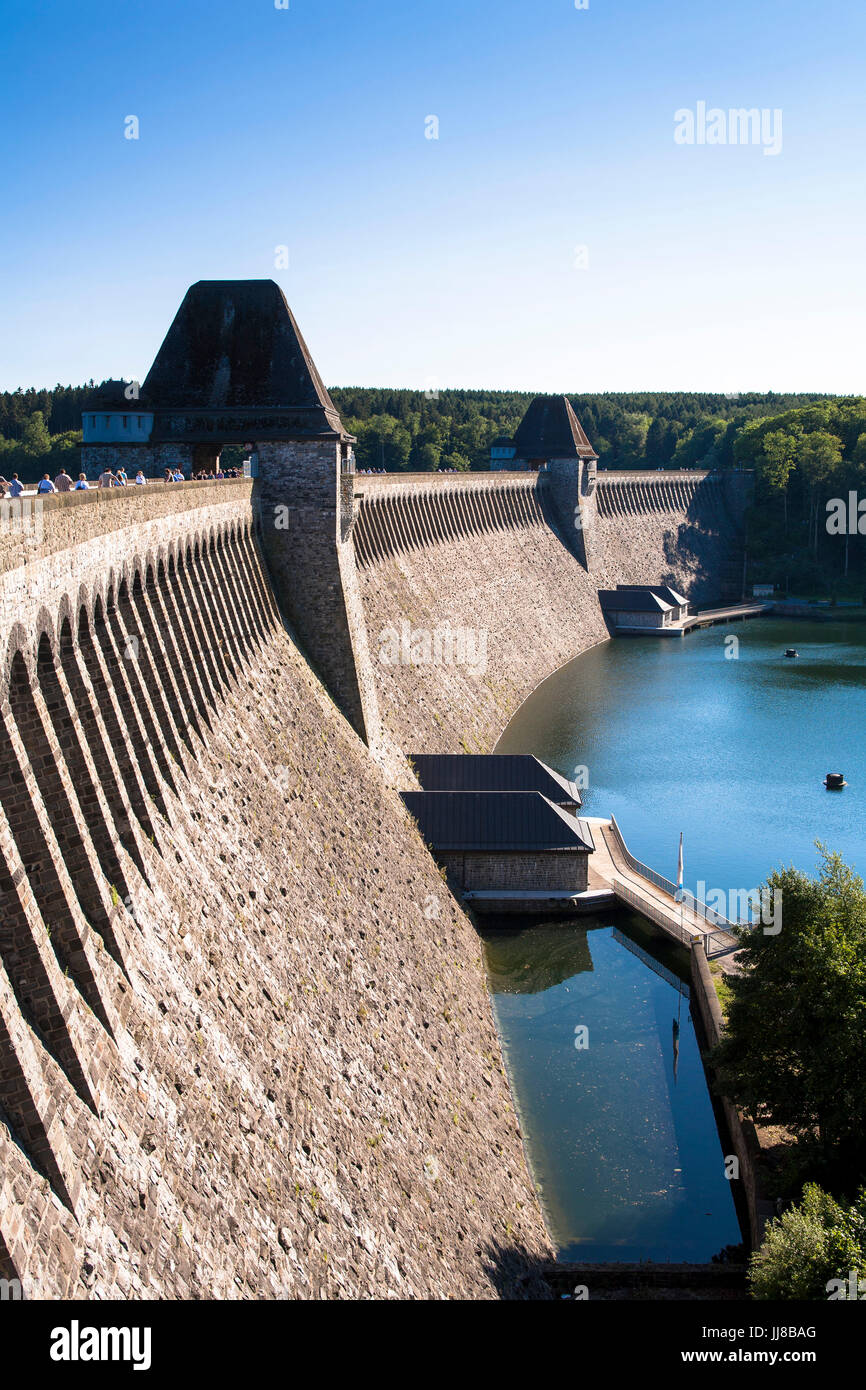 DEU, Germany, Sauerland region, Moehnesee, Moehensee water supply dam ...