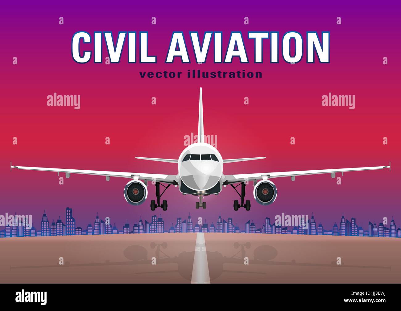 Aircraft carrier plane take off Stock Vector Images - Alamy