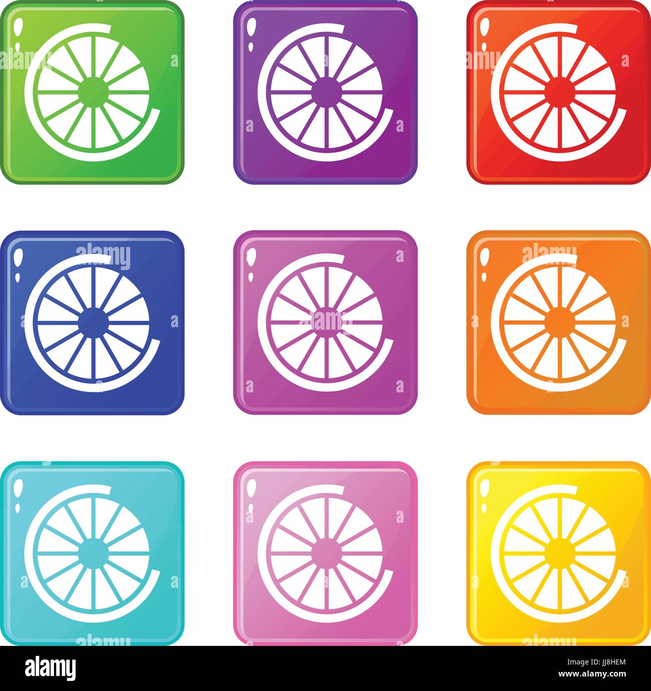 Sign incomplete download icons 9 set Stock Vector Image & Art - Alamy