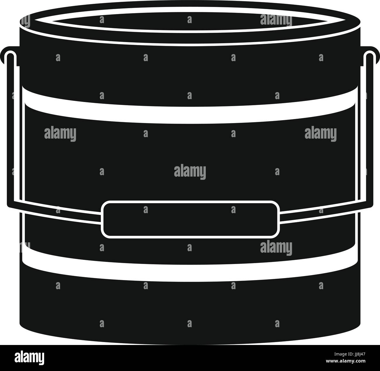 Bucket icon, simple style Stock Vector Image & Art - Alamy