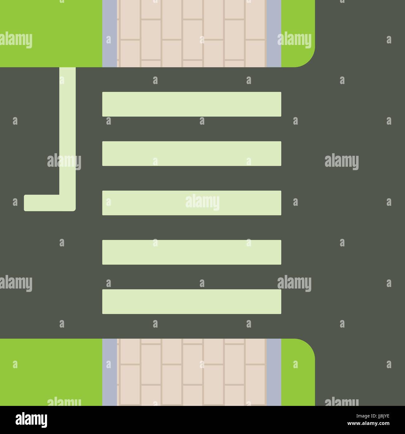 Pedestrian walking track Stock Vector Images - Alamy