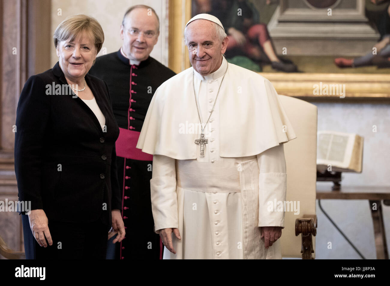 Angela Merkels visits Pope Francis at the Vatican Featuring: Angela ...