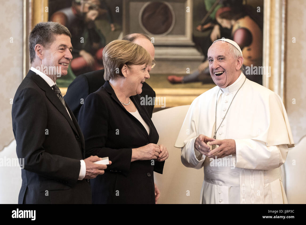 Angela Merkels visits Pope Francis at the Vatican Featuring: Angela ...