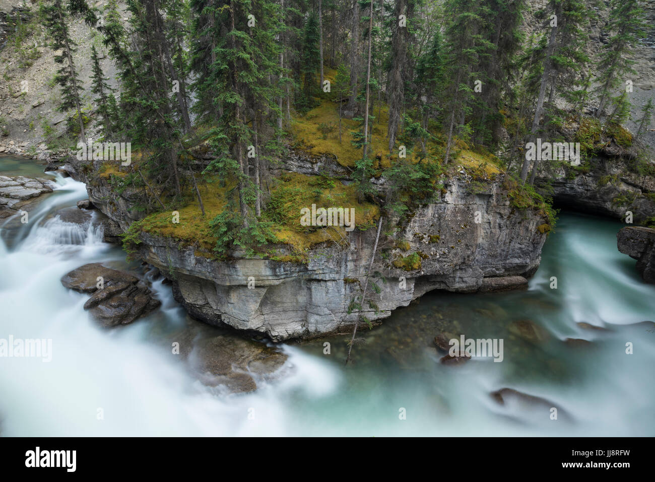 Waterfalls in Maligne Canyon, Jasper National Park Stock Photo - Alamy
