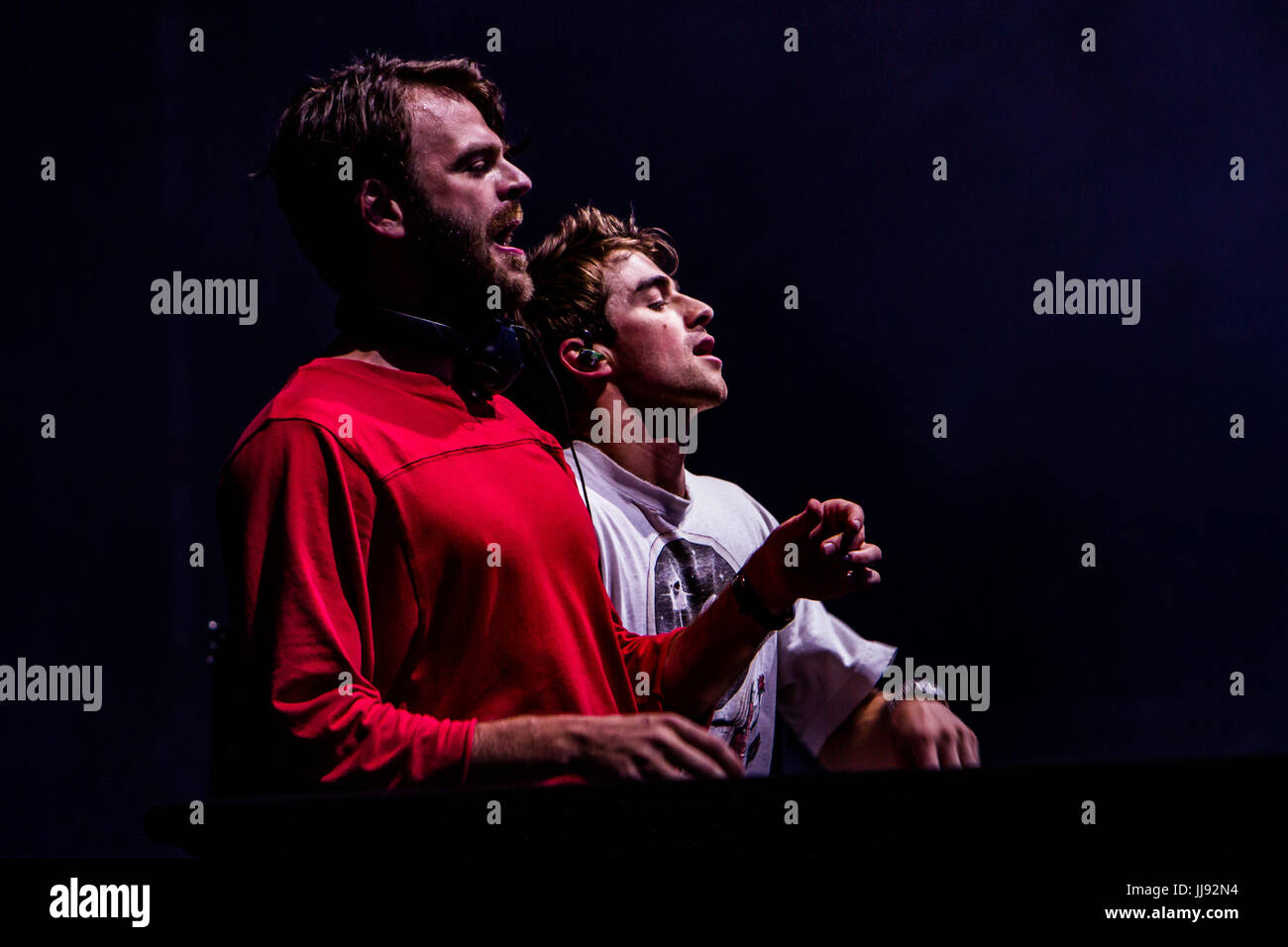 The Chainsmokers performs live in Milano, Italy Stock Photo - Alamy