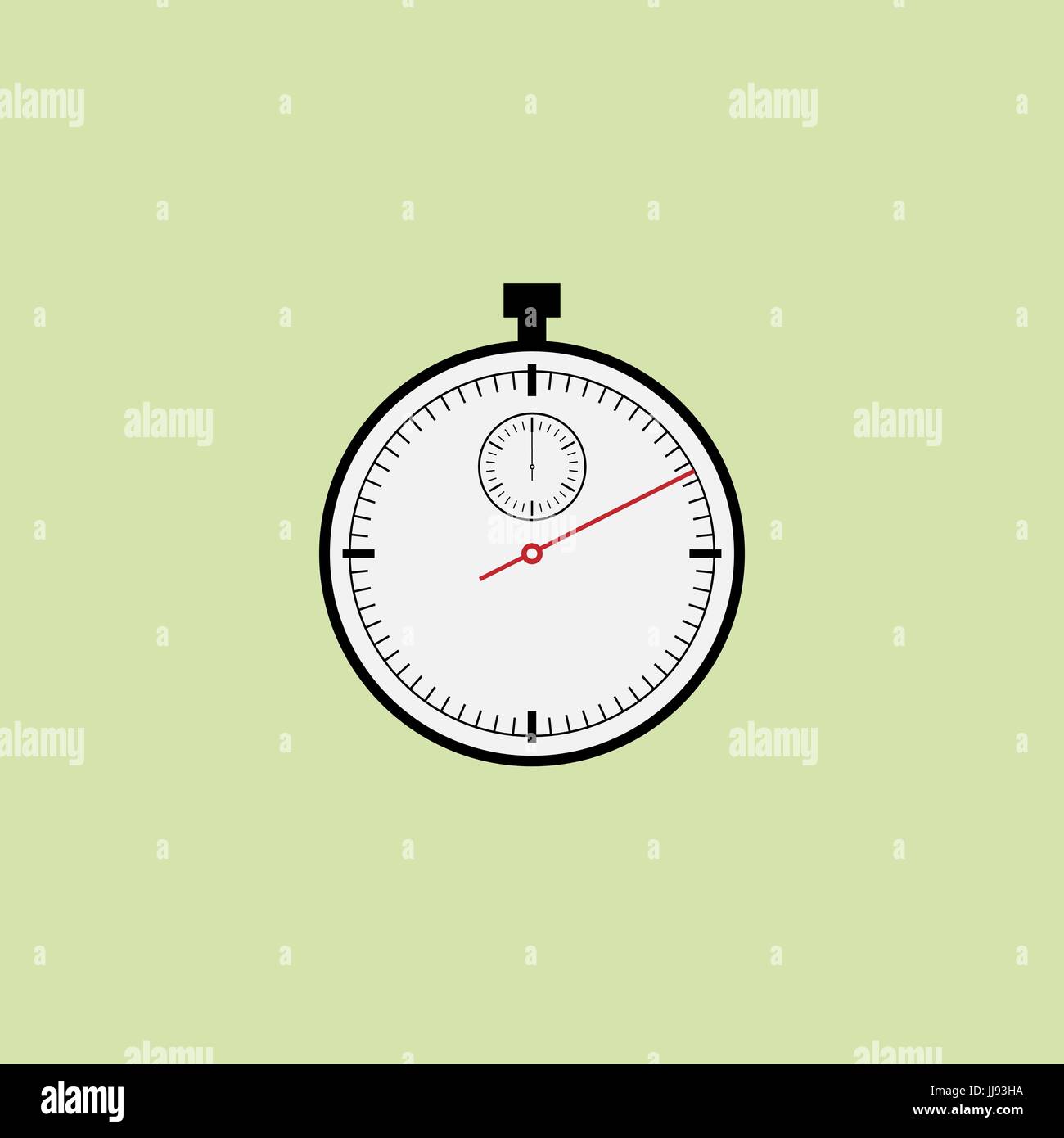 Stopwatch vector icon in flat design, isolated Stock Vector Image & Art ...