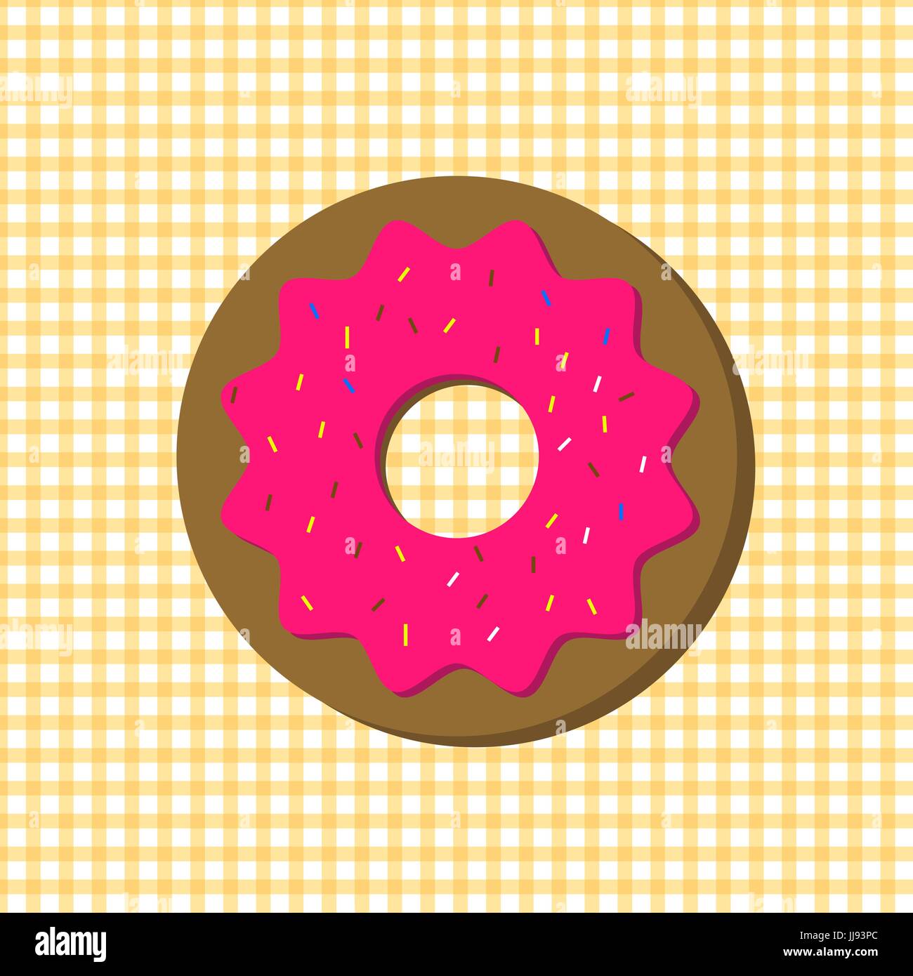 Sweet donut icon on Stock Vector Images - Alamy