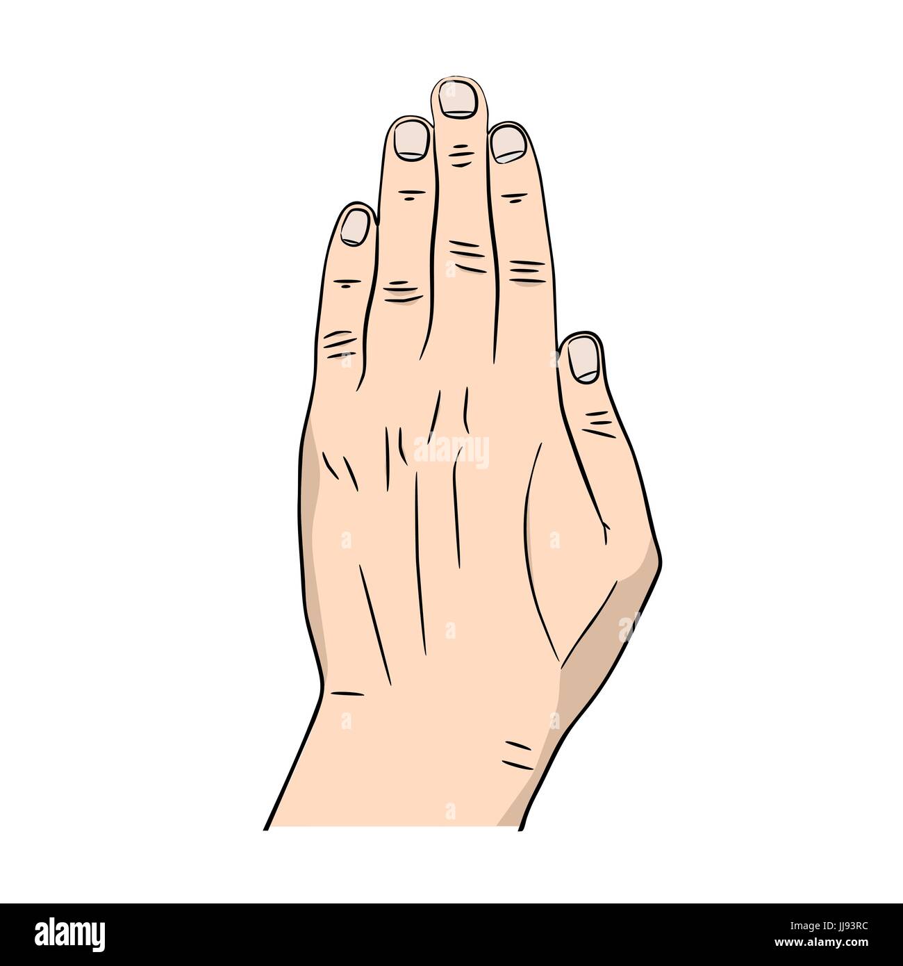 Cartoon pointing arm hi-res stock photography and images - Alamy