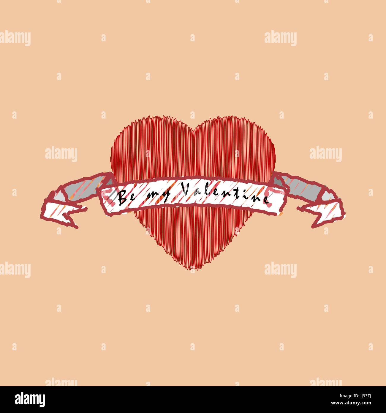 Grunge heart symbol design Stock Vector Images - Alamy