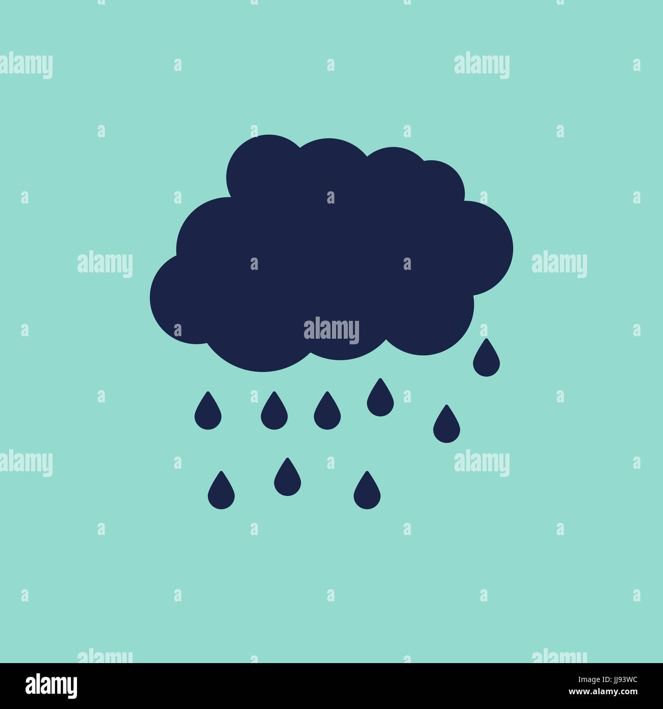 Rainy Stock Vector Images - Alamy
