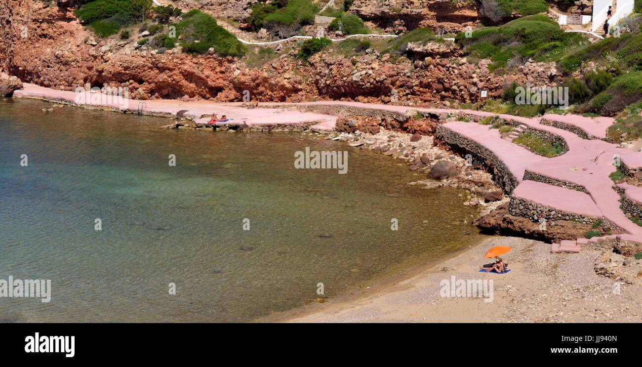 Menorca sunbathing hi-res stock photography and images - Alamy