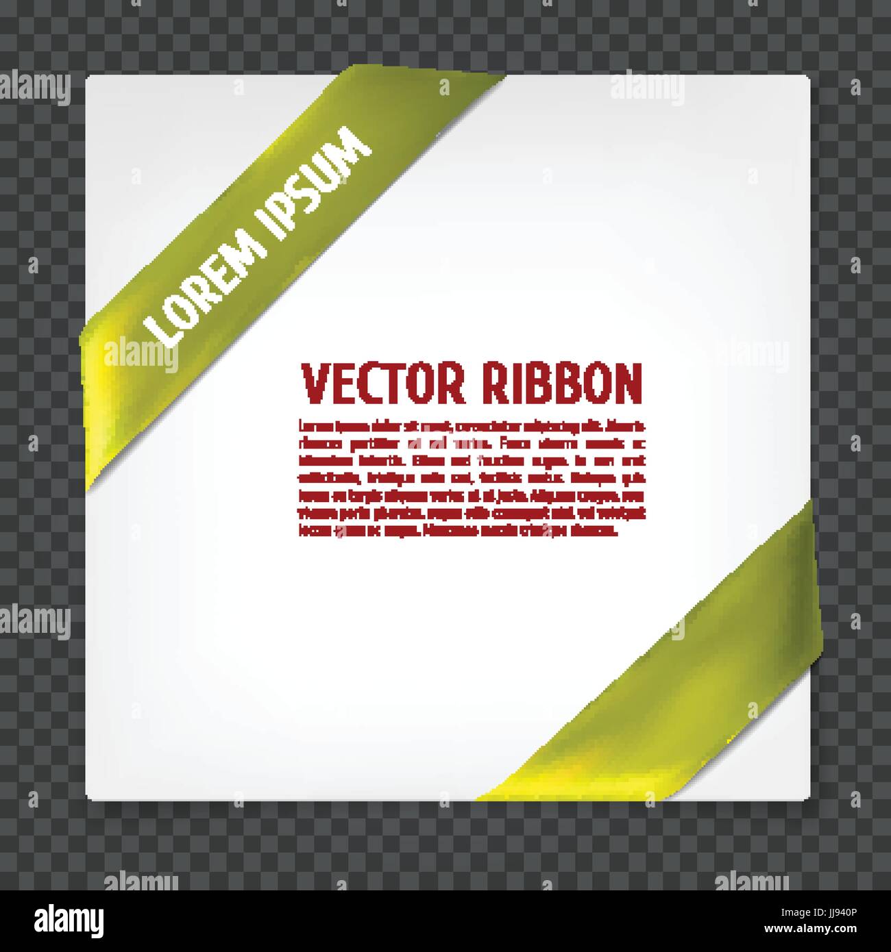 Corner vector ribbon Stock Vector Image & Art - Alamy