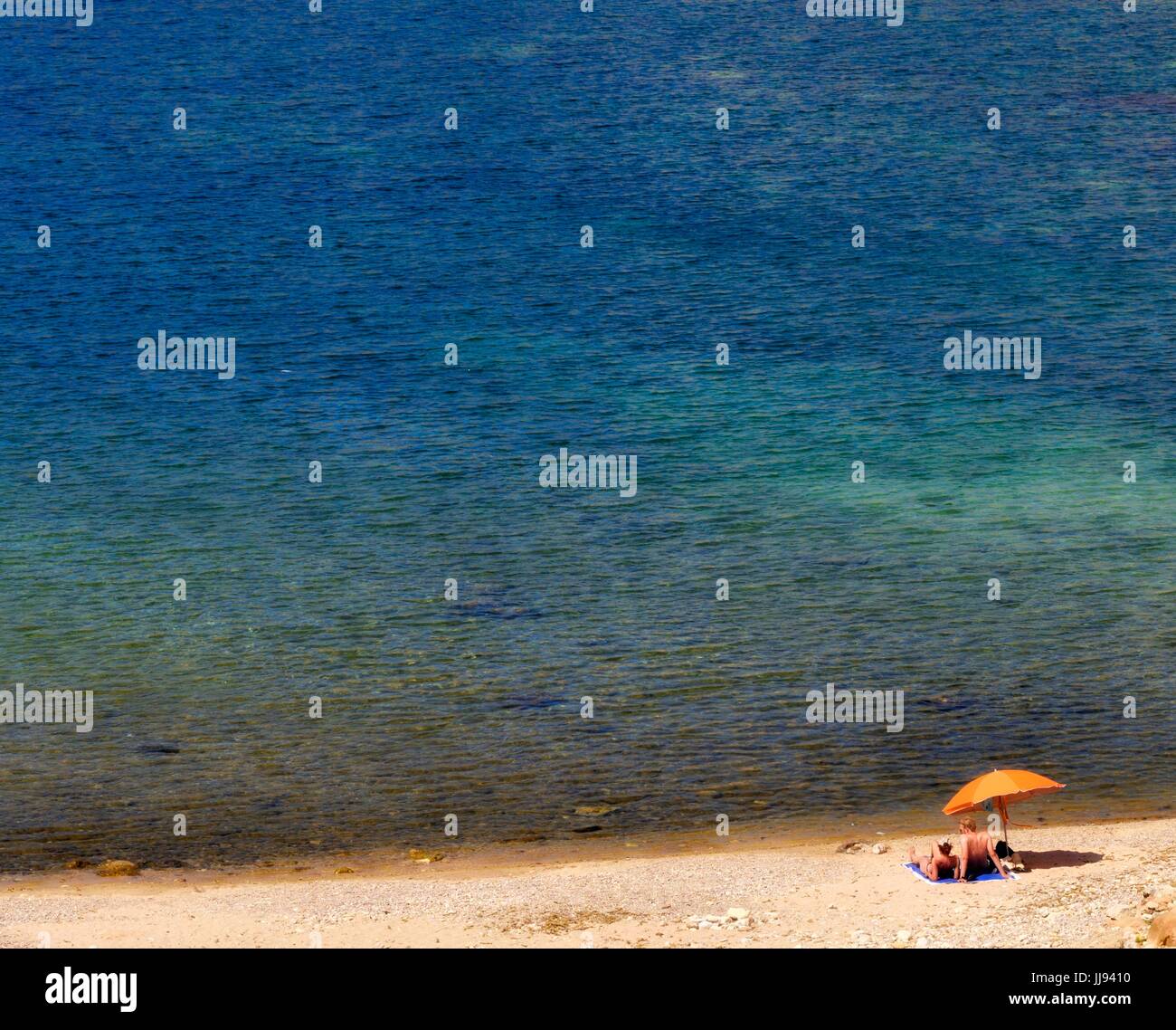 Cala morell minorca menorca Stock Photo - Alamy