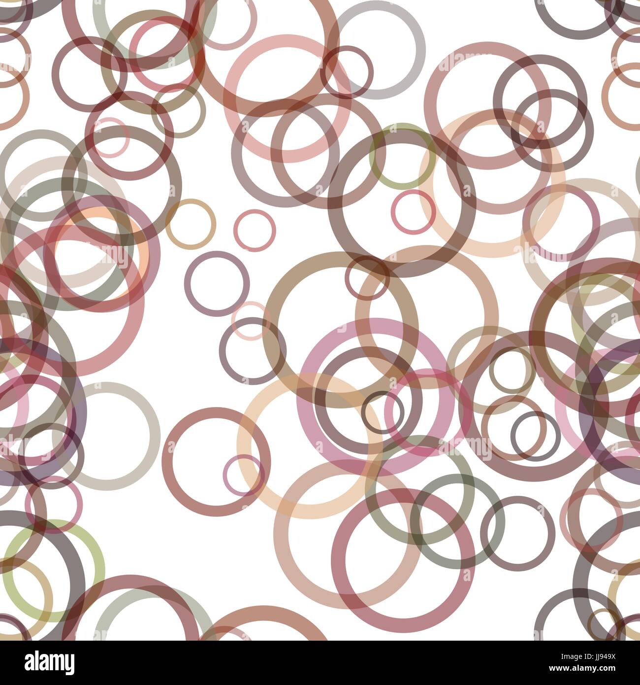 Seamless Abstract Geometrical Circle Pattern Background Vector Illustration From Rings Stock