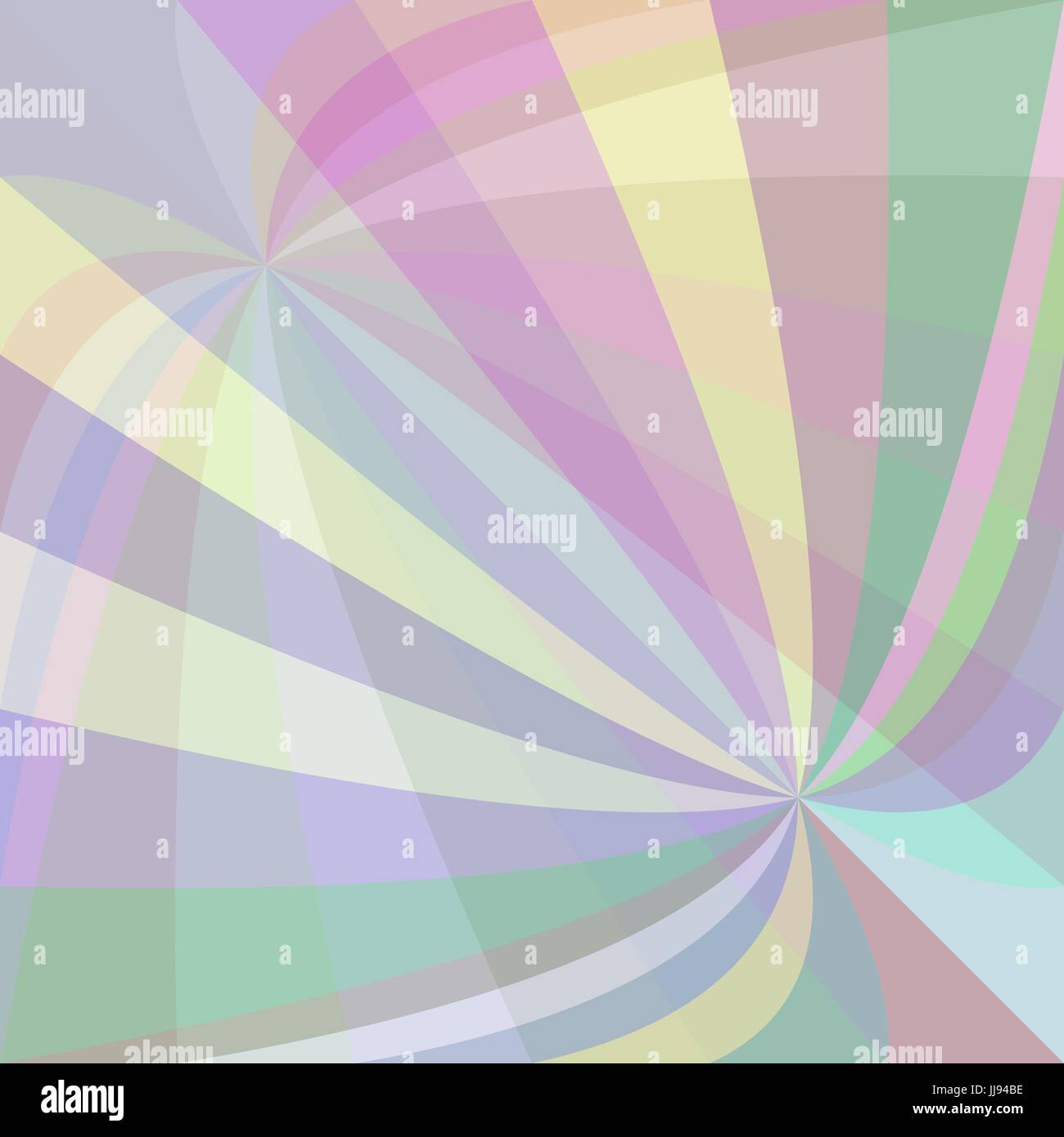 Multicolored curved ray burst background - vector illustration from ...