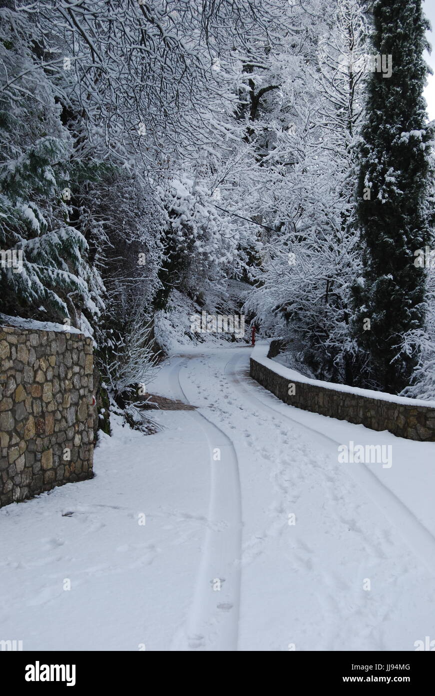 Holy monastery of mega Spilaio Stock Photo - Alamy
