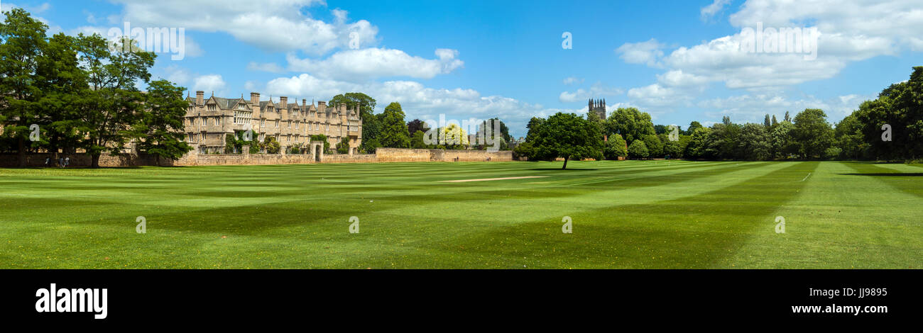 Merton Field by Merton College, Oxford, Oxfordshire, England, UK Stock ...