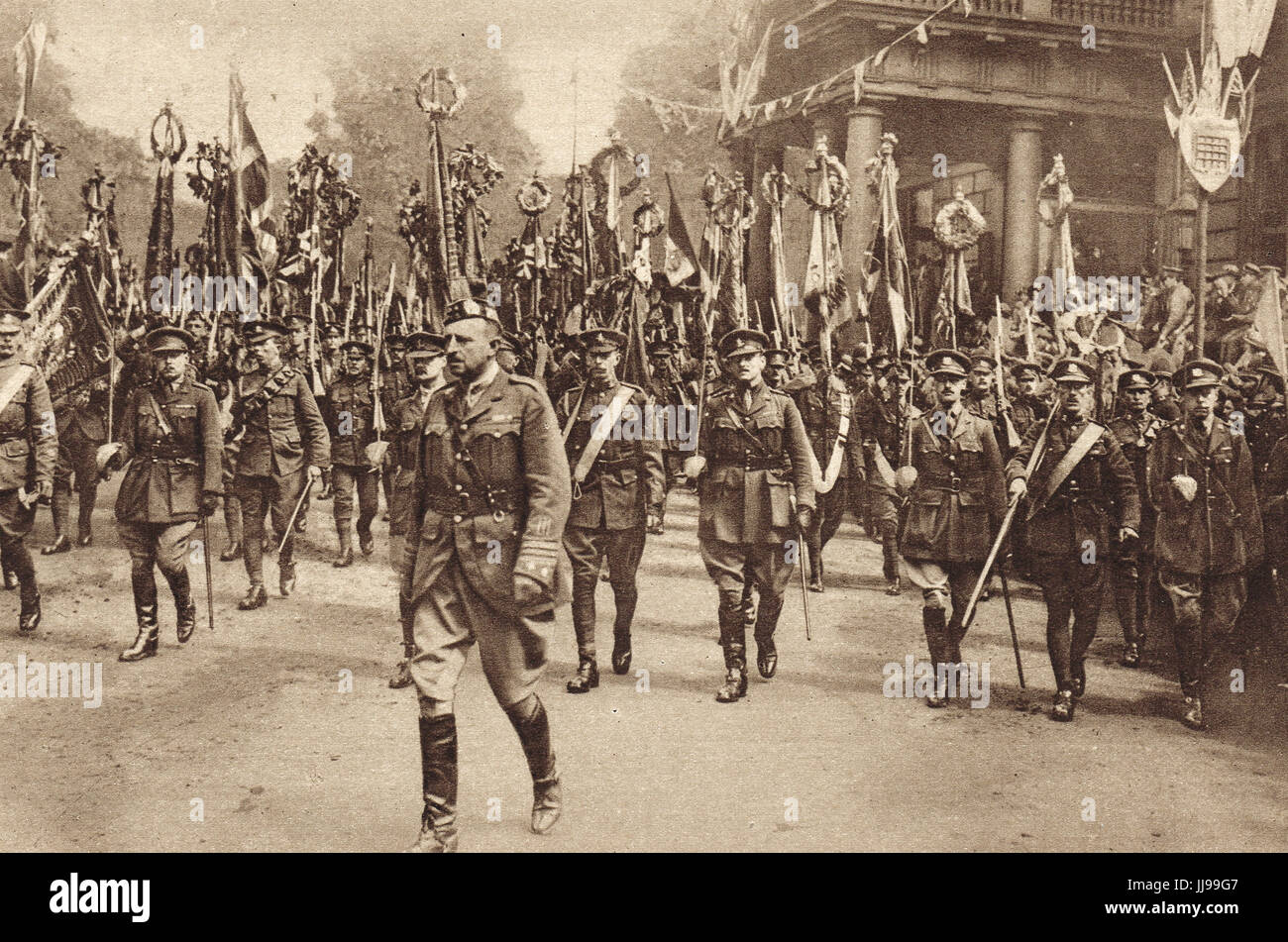 British army ww1 parade hi-res stock photography and images - Alamy