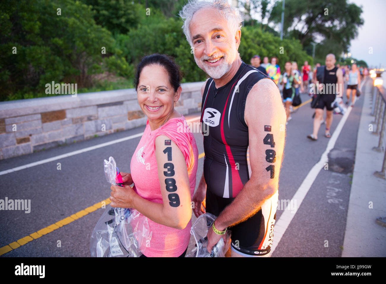 16 July 2017, NYC, New York, USA// Suzanne Stites and Richard Grazi ...