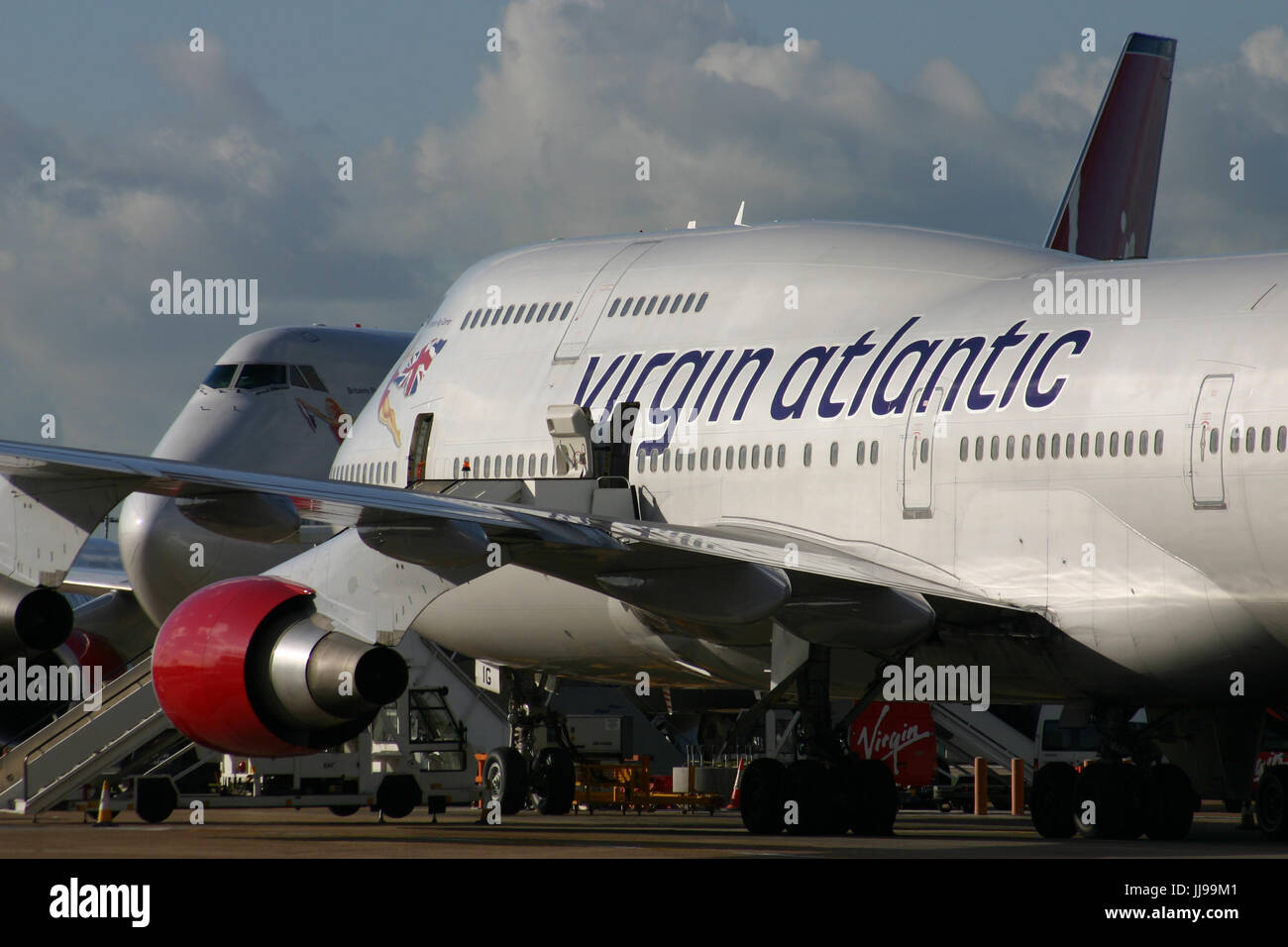 Virgin atlantic flight hi-res stock photography and images - Alamy