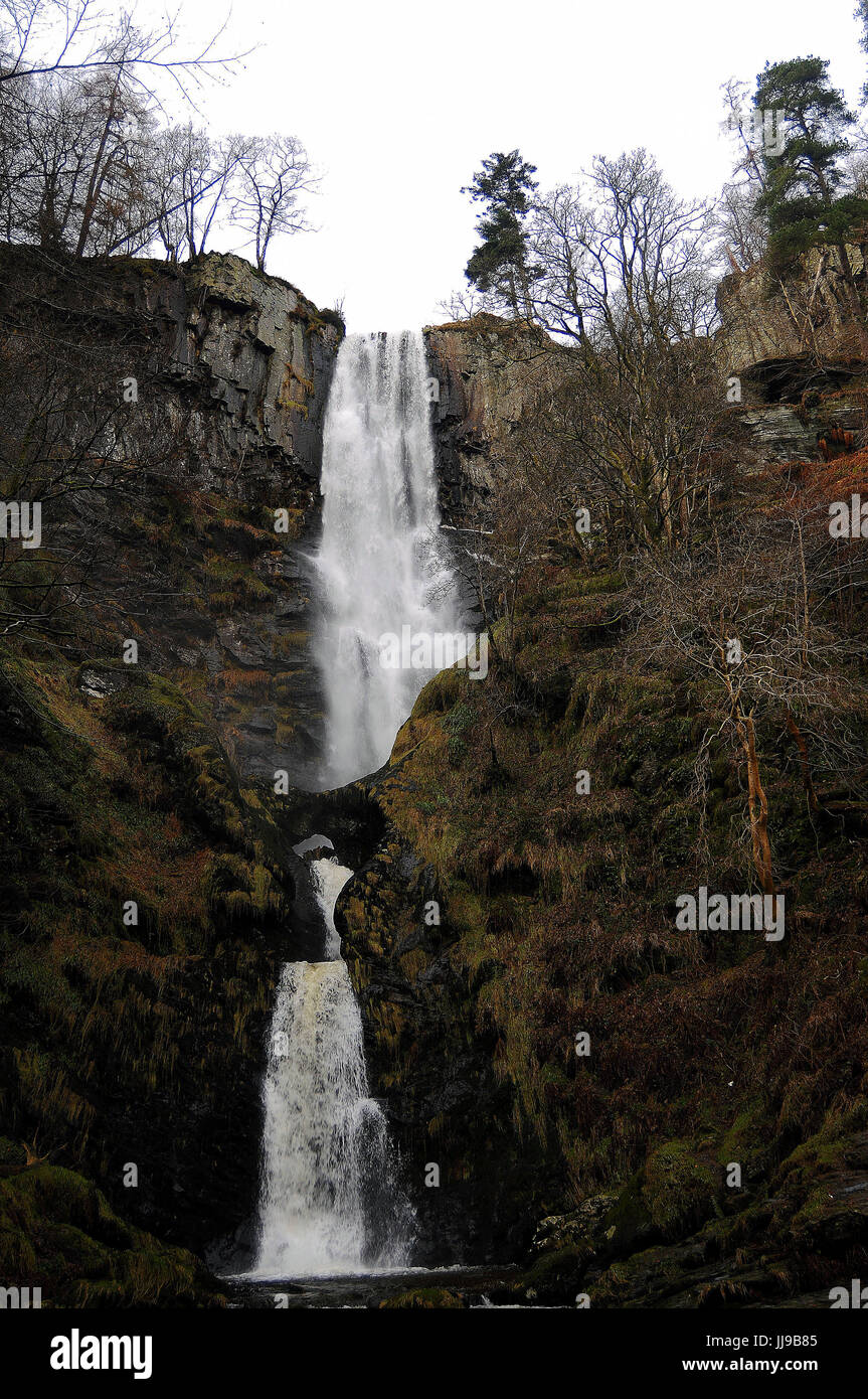 Pistyll rhaeadr llanrhaeadr ym mochnant hi-res stock photography and ...