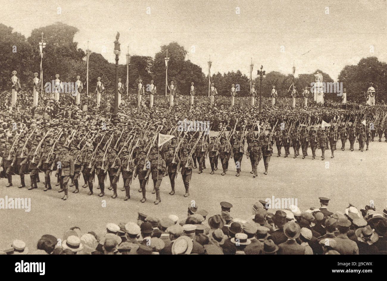 British army ww1 parade hi-res stock photography and images - Alamy
