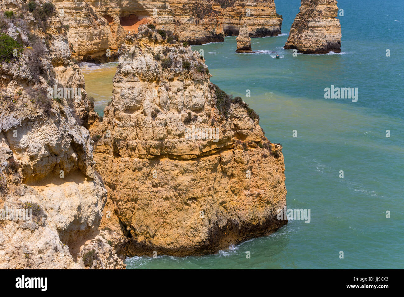 Cliffs of Ponta da Piedade, Lagos, Algarve, Portugal Stock Photo - Alamy