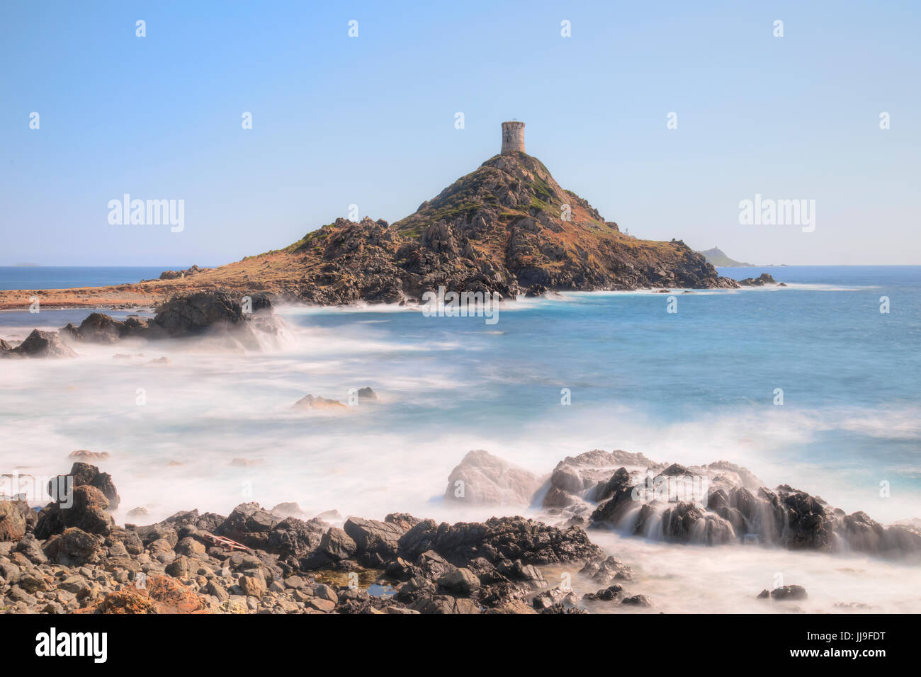 Pointe de la Parata, Iles Sanguinaires, Ajaccio, Corsica, France Stock ...