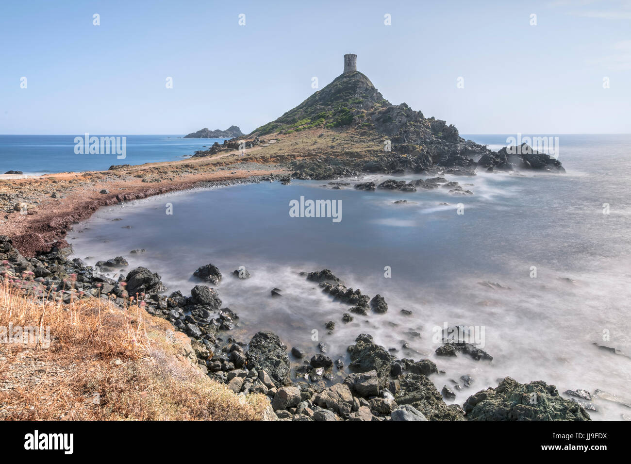 Pointe de la Parata, Iles Sanguinaires, Ajaccio, Corsica, France Stock ...