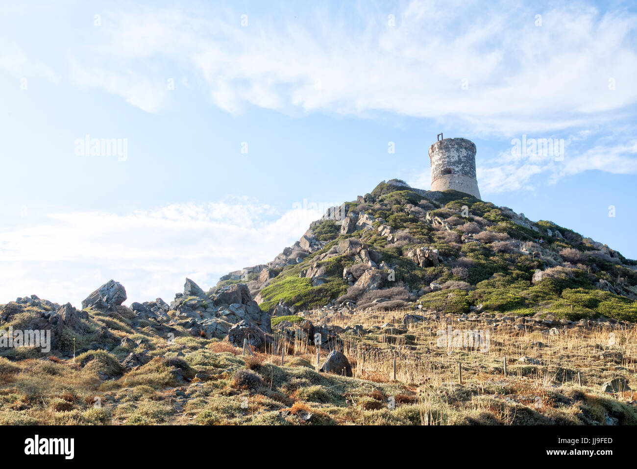 Pointe de la Parata, Iles Sanguinaires, Ajaccio, Corsica, France Stock ...