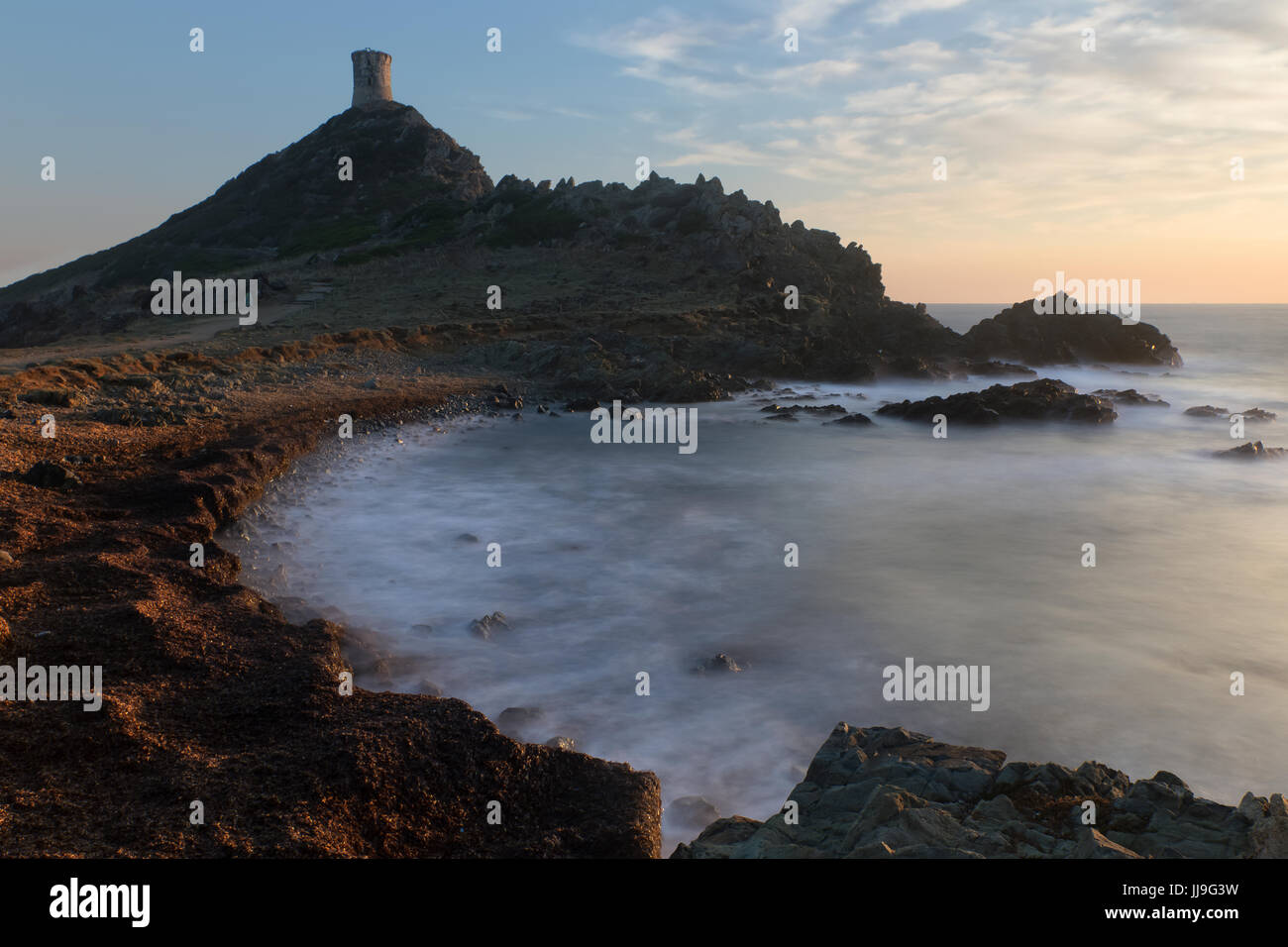 Pointe de la Parata, Iles Sanguinaires, Ajaccio, Corsica, France Stock ...