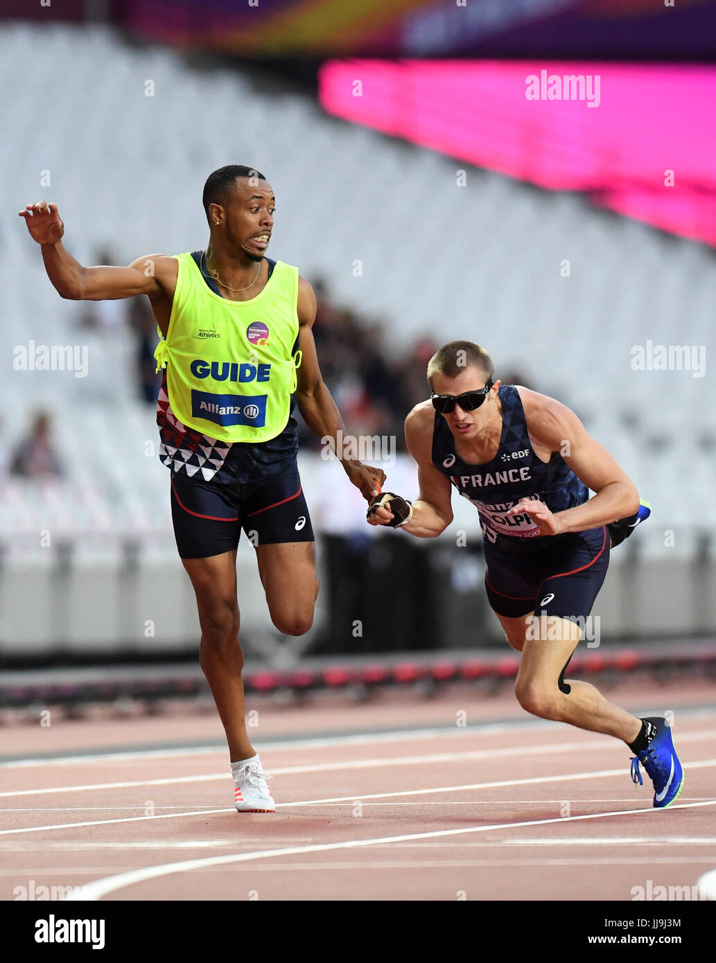 France's Timothee Adolphe falls before the finish line in the Men's ...