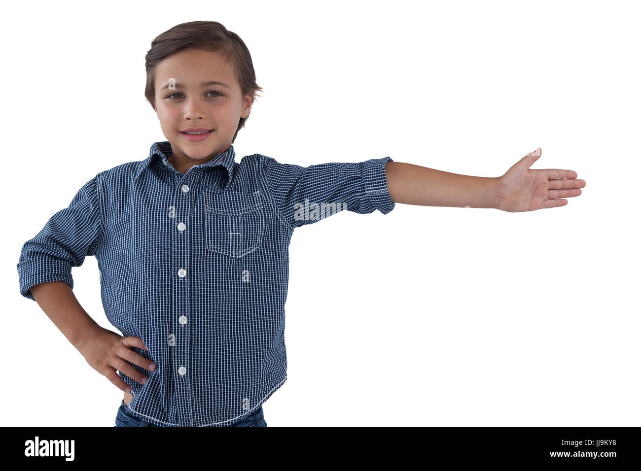 Portrait happy caucasian millennial Cut Out Stock Images & Pictures - Alamy