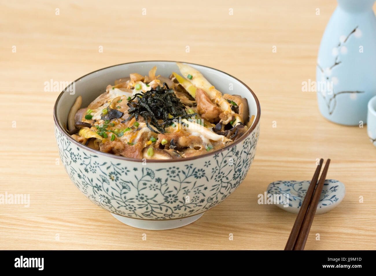 The View of Delicious Japanese Food Udon Noodles on the Table Stock ...