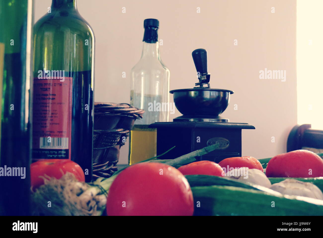 Oil mill bottles hi-res stock photography and images - Alamy