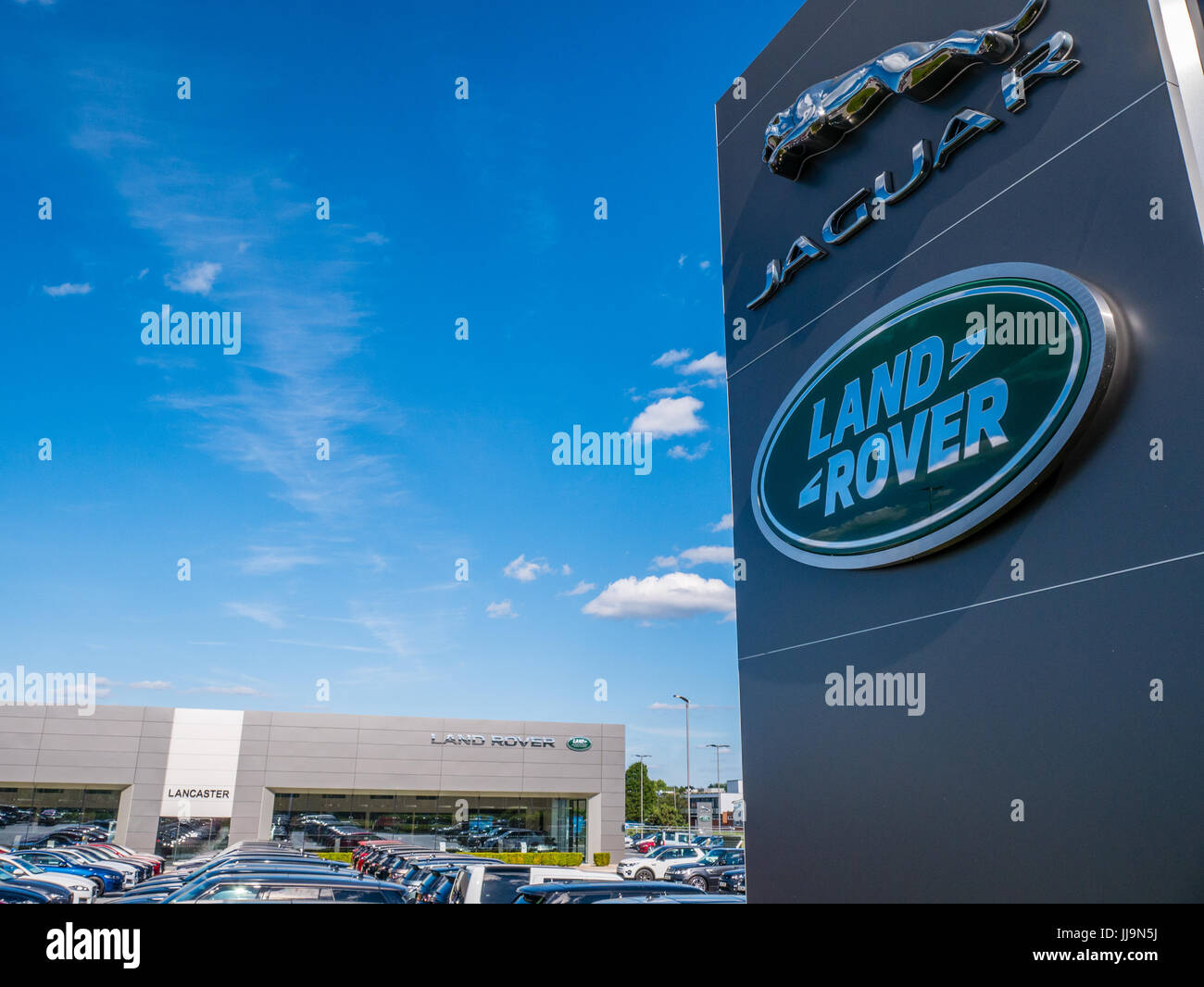 Lancaster, Jaguar, Rang rover Car Showroom, Reading, Berkshire, England ...