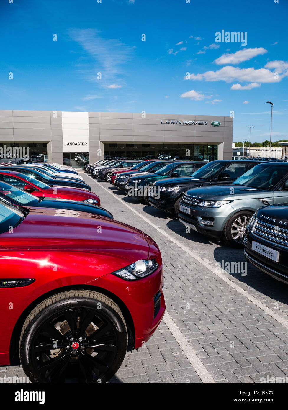 Lancaster, Jaguar, Rang rover Car Showroom, Reading, Berkshire, England ...