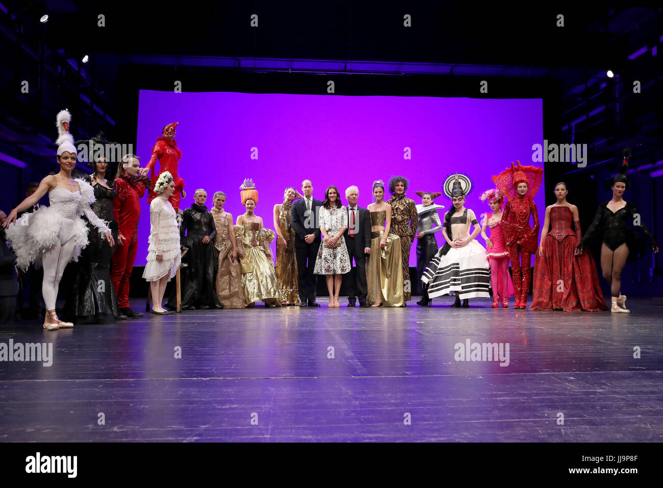 The Duke and Duchess of Cambridge visit the Gdansk Shakespeare Theatre ...
