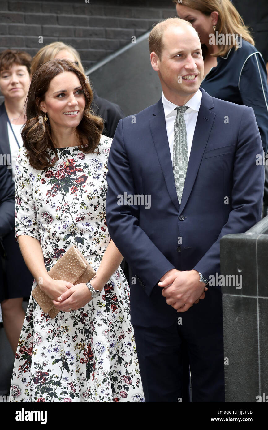 The Duke and Duchess of Cambridge visit the Gdansk Shakespeare Theatre ...